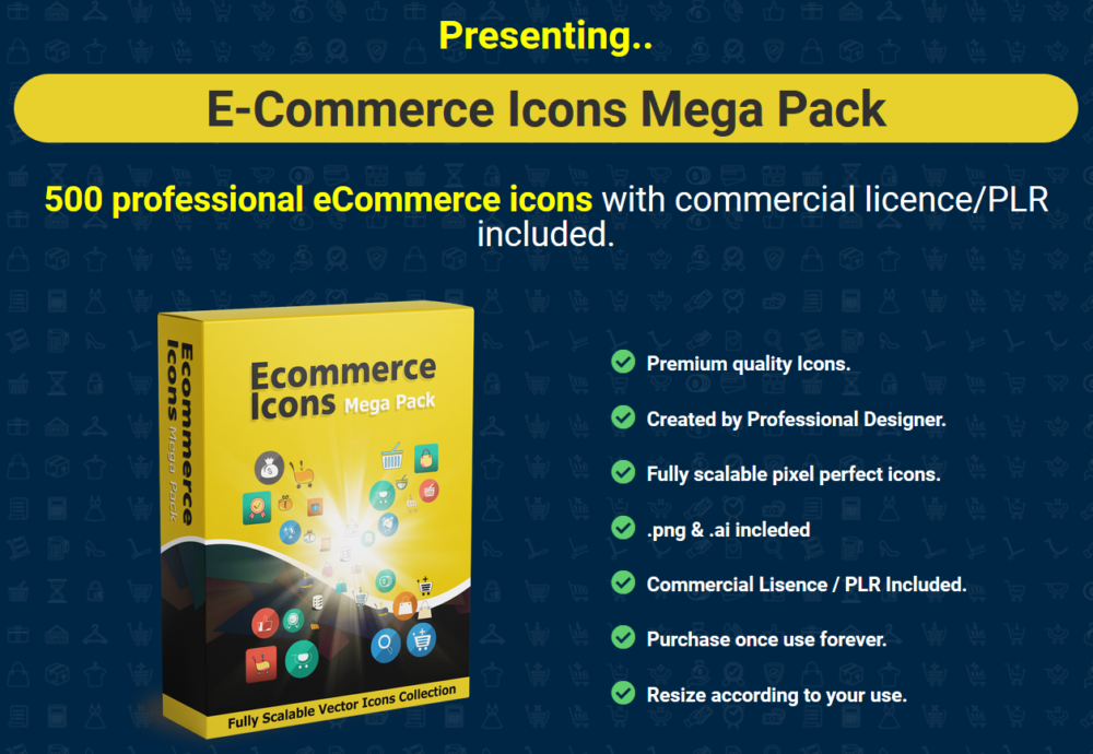 E-Commerce Icons Mega Pack Review | SOFTWARE REVIEW & COURSE