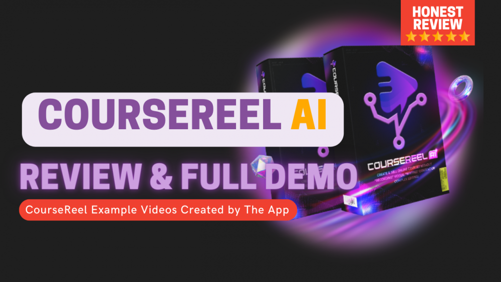 COURSEREEL AI PREMIUM APP REVIEW BEST VIDEO COURSE CREATOR SOFTWARE ...
