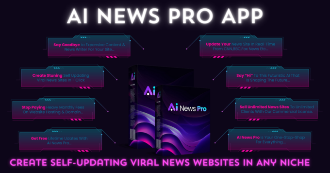AI News Pro App Review | Viral News Website Generator JVGOLD