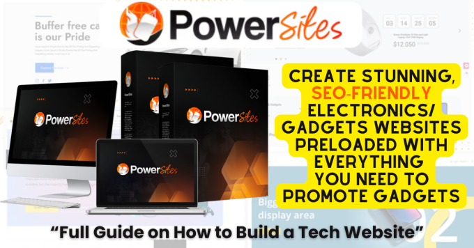PowerSites™ Tech Review Site Builder